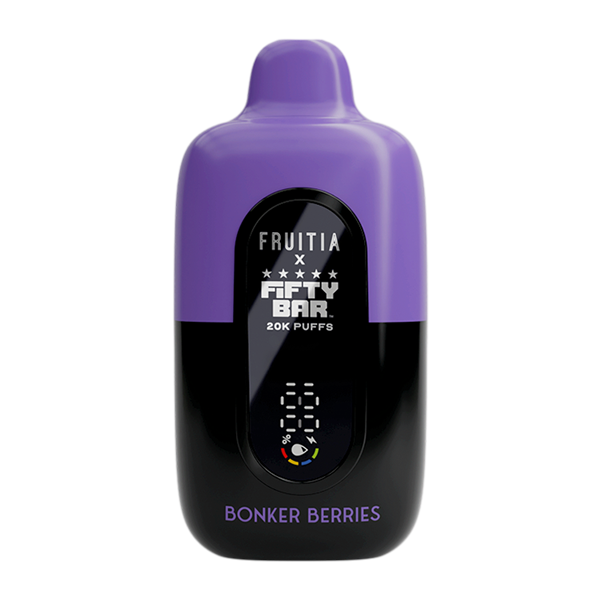 Bonker Berries FRUITIA X Fifty Bar 20K Vape