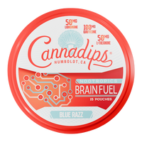 Blue Razz CANNADIPS Brain Fuel Pouches