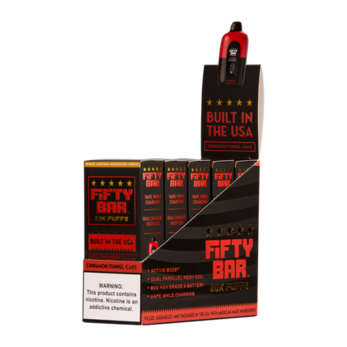 Cinnamon Funnel Cake Fifty Bar 20K Vape
