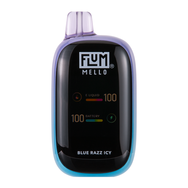 Blue Razz Icy FLUM Mello Vapes